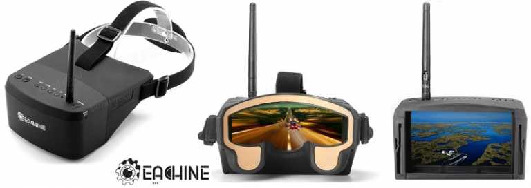 Eachine EV800 cheap FPV goggles - First Quadcopter