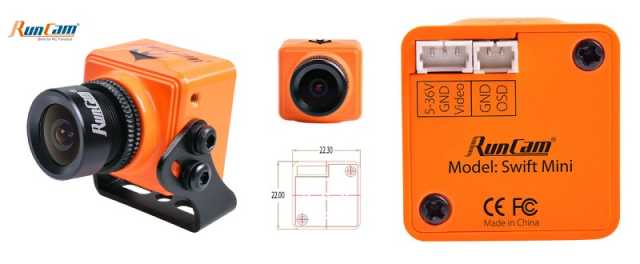 RunCam Swift Mini FPV camera - First Quadcopter