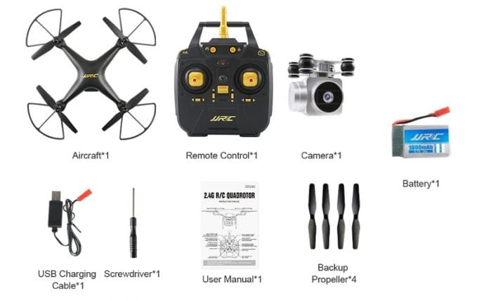 JJRC H68 Bellwether: Cheap drone w/ long flying time - First Quadcopter