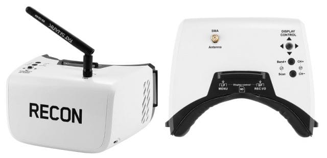 Fat Shark Recon V2 cheap FPV goggles (Coupon deal) - First Quadcopter
