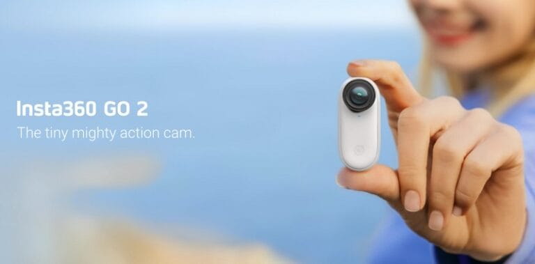 Insta360 GO 2 ultra-light camera for FPV drones - First Quadcopter
