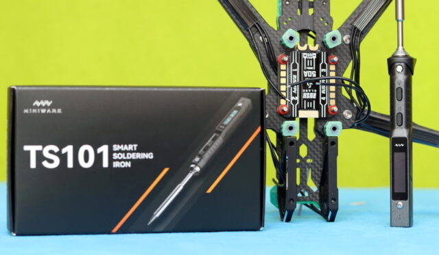MiniWare TS101 Soldering Iron for drone projects - First Quadcopter