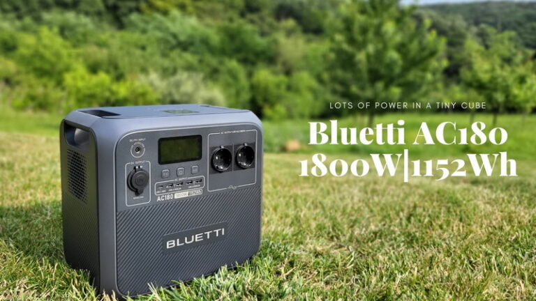 Bluetti AC180: The smart power station - First Quadcopter