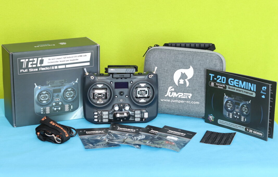 Jumper T20 GEMINI: Fully-Featured ELRS radio! - First Quadcopter