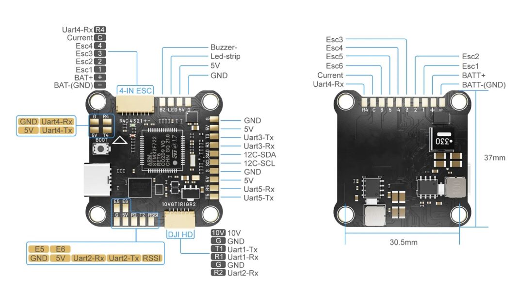 MEPS SZ F7 HD: Easy to wire high-performance flight controller - First ...